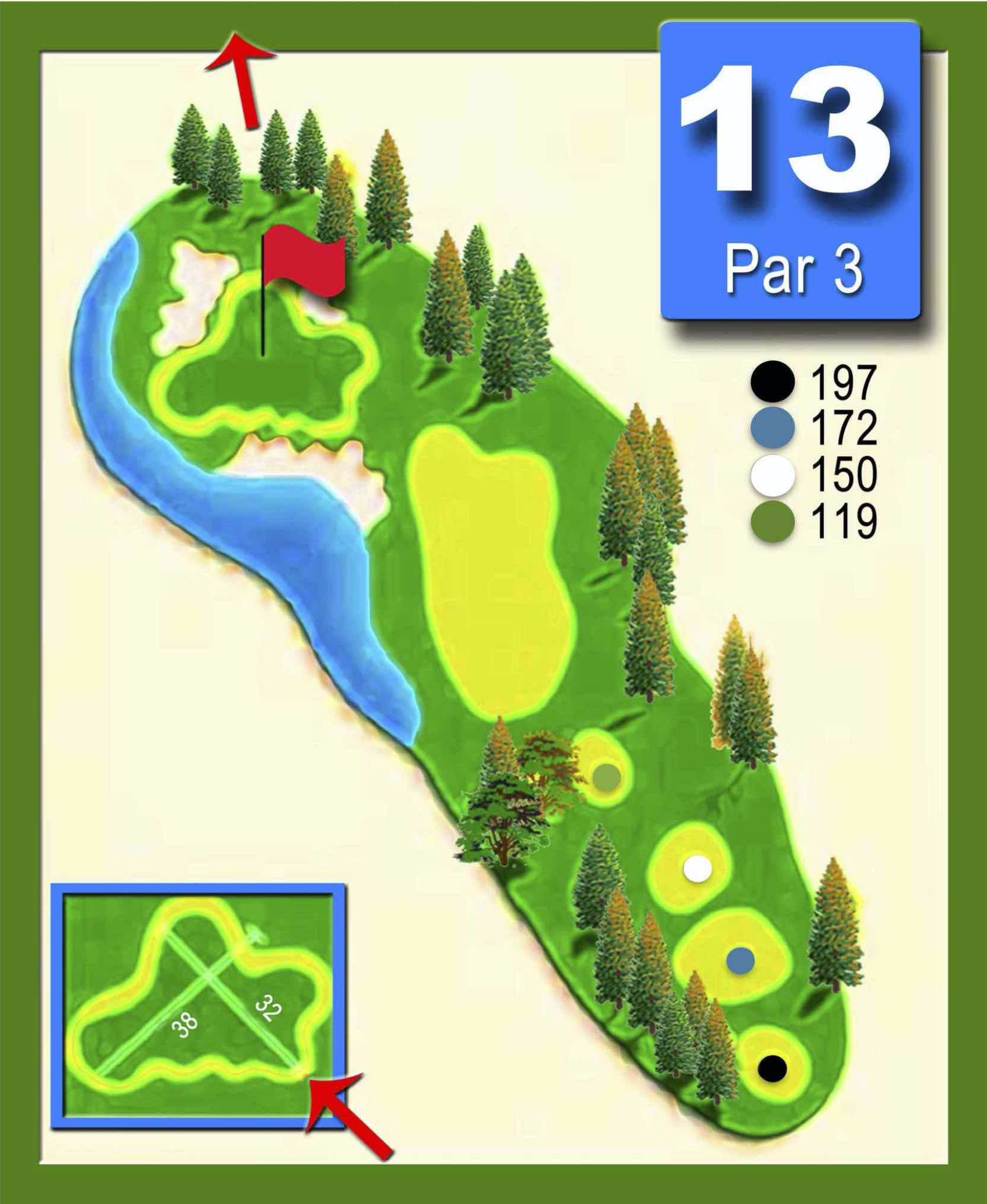 18-hole Course Layout | Meadow Gardens Golf Club