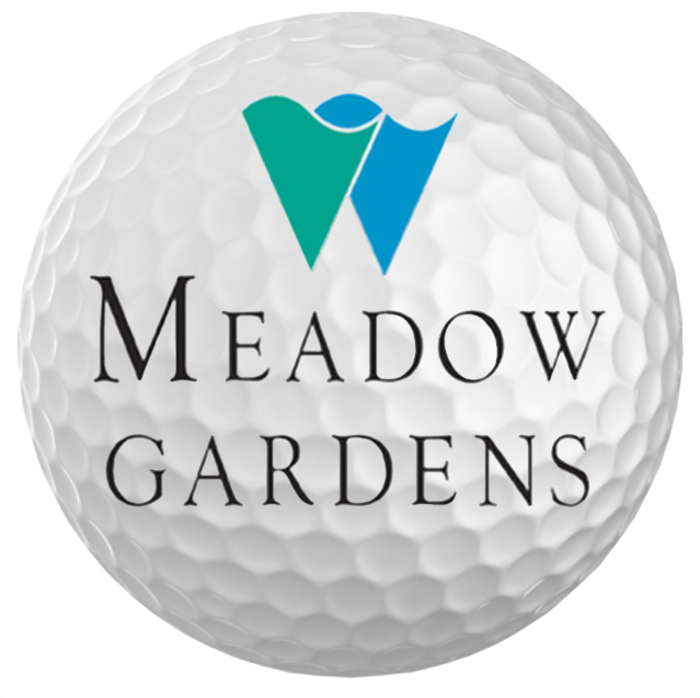 Meadow Gardens Golf Club: MGGC logo golf ball