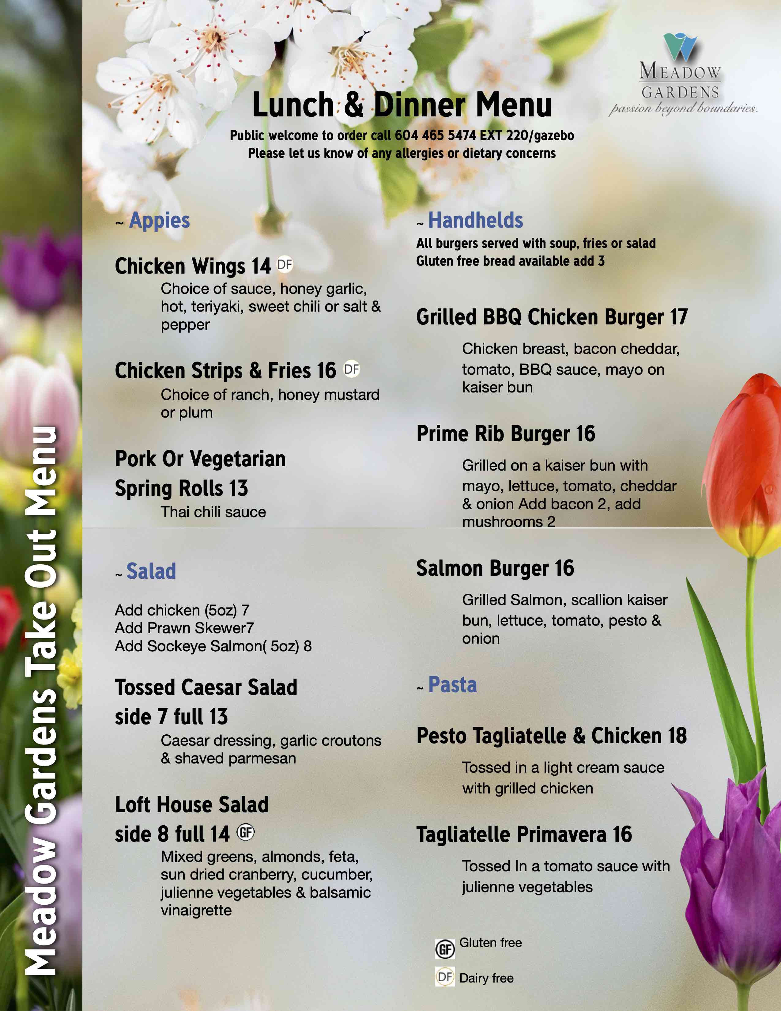 Meadow Gardens Golf Club: Lunch-Dinner-Take-out-2020-April-16-1