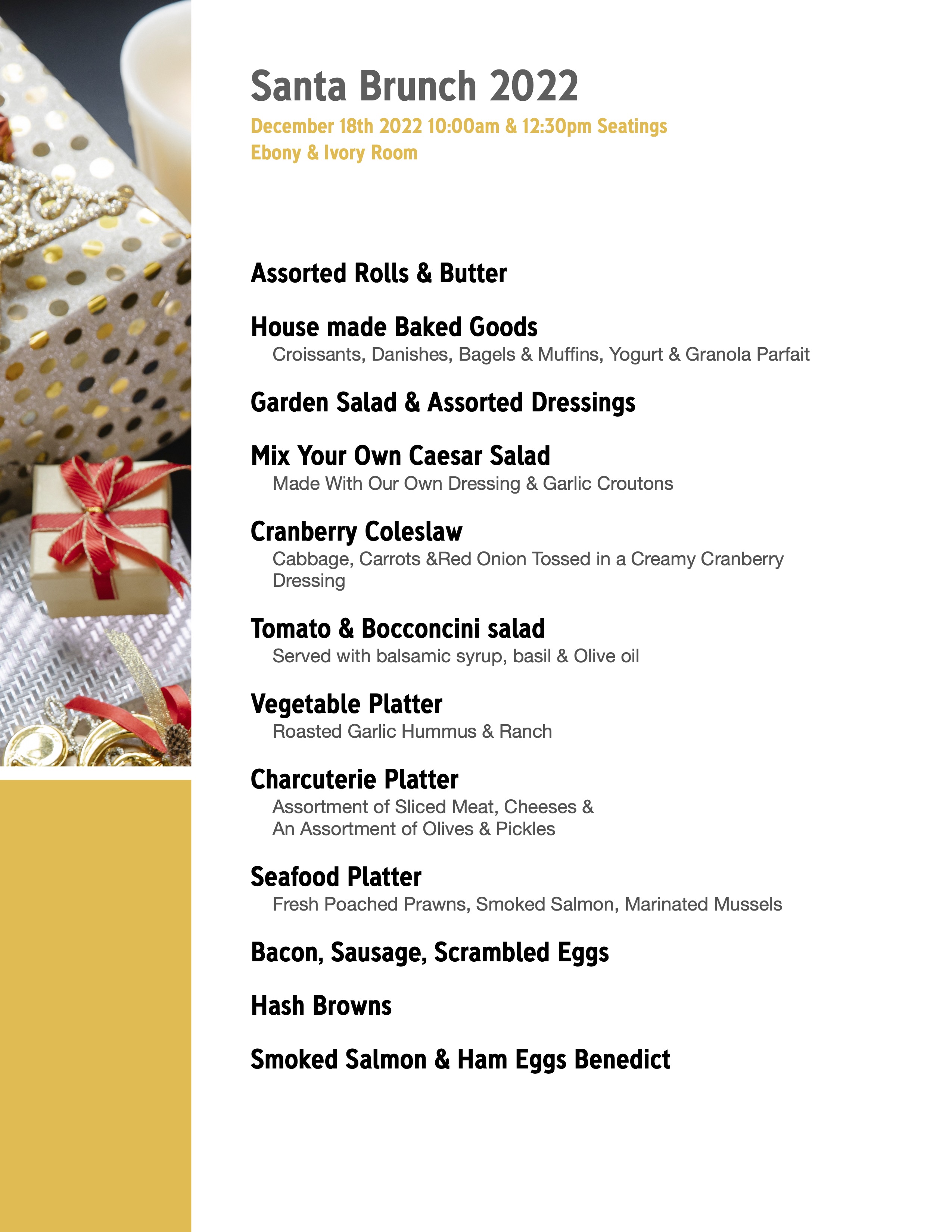 Meadow Gardens Golf Club: Santa-Brunch-2022-b